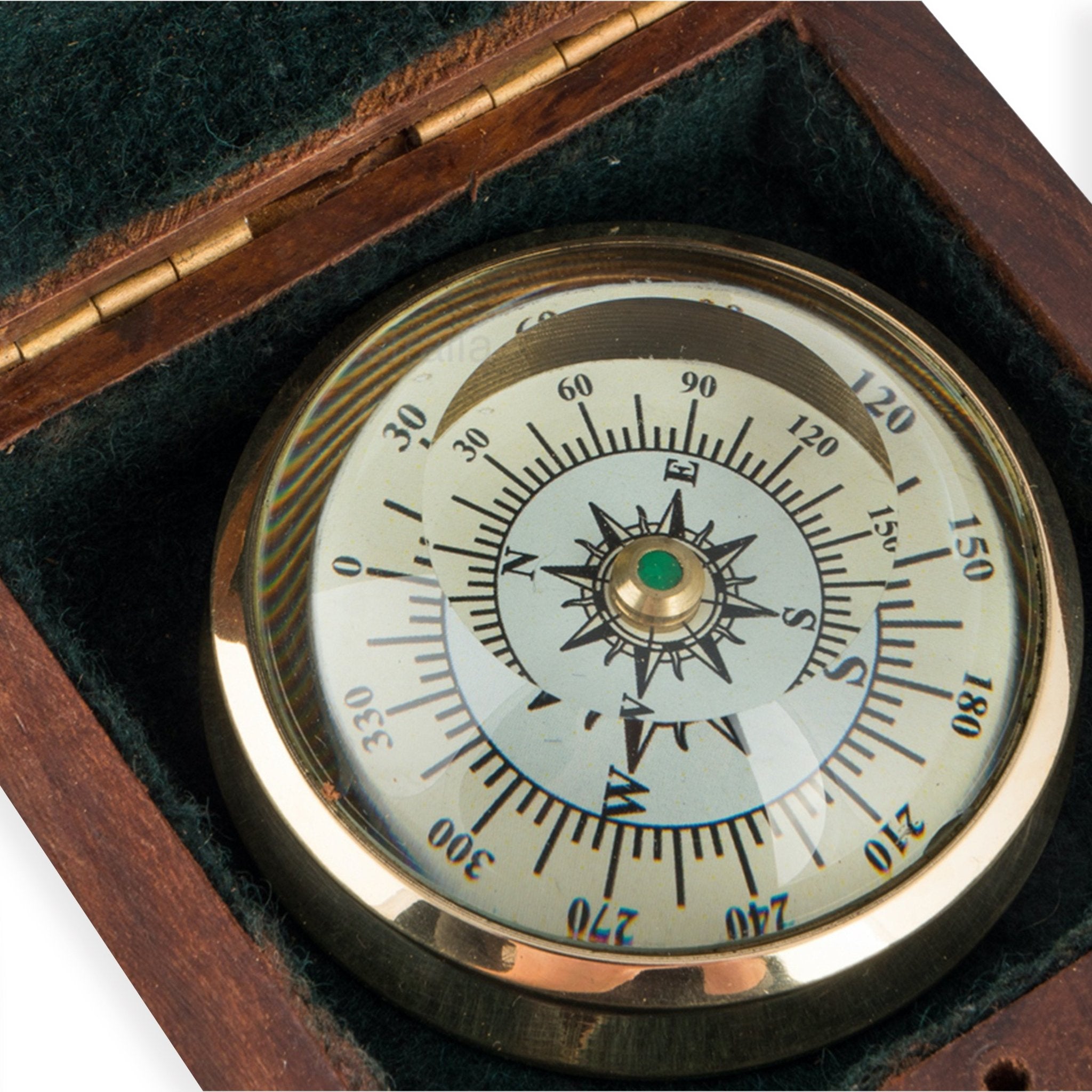Buy Curved Glass 60mm Floating Dial Compass Online | Vintage World ...